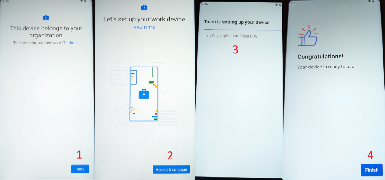 New Device - Toast Go 2 Setup – Restaurant Support Office